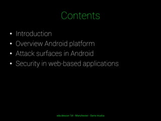 Android Security Overview and Safe Practices for Web-Based Android ...