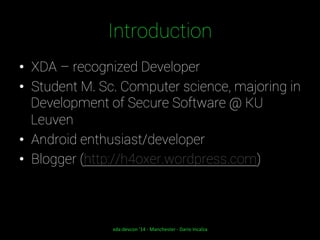 Android Security Overview and Safe Practices for Web-Based Android Applications | PDF ...
