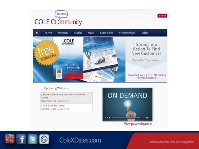 Cole X-Dates Boot Camp | PPT