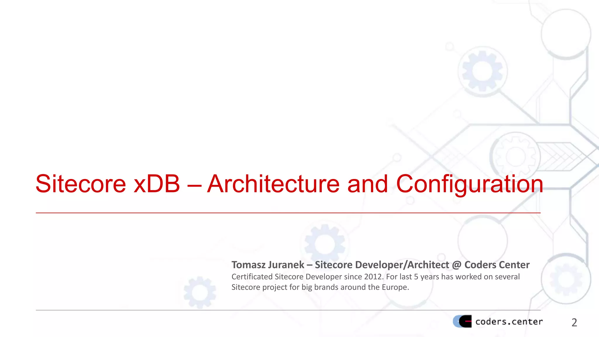 Sitecore Xdb Architecture And Configuration Pptx Databases 8874