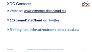 The XDC project | PDF