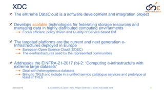 The XDC project | PDF