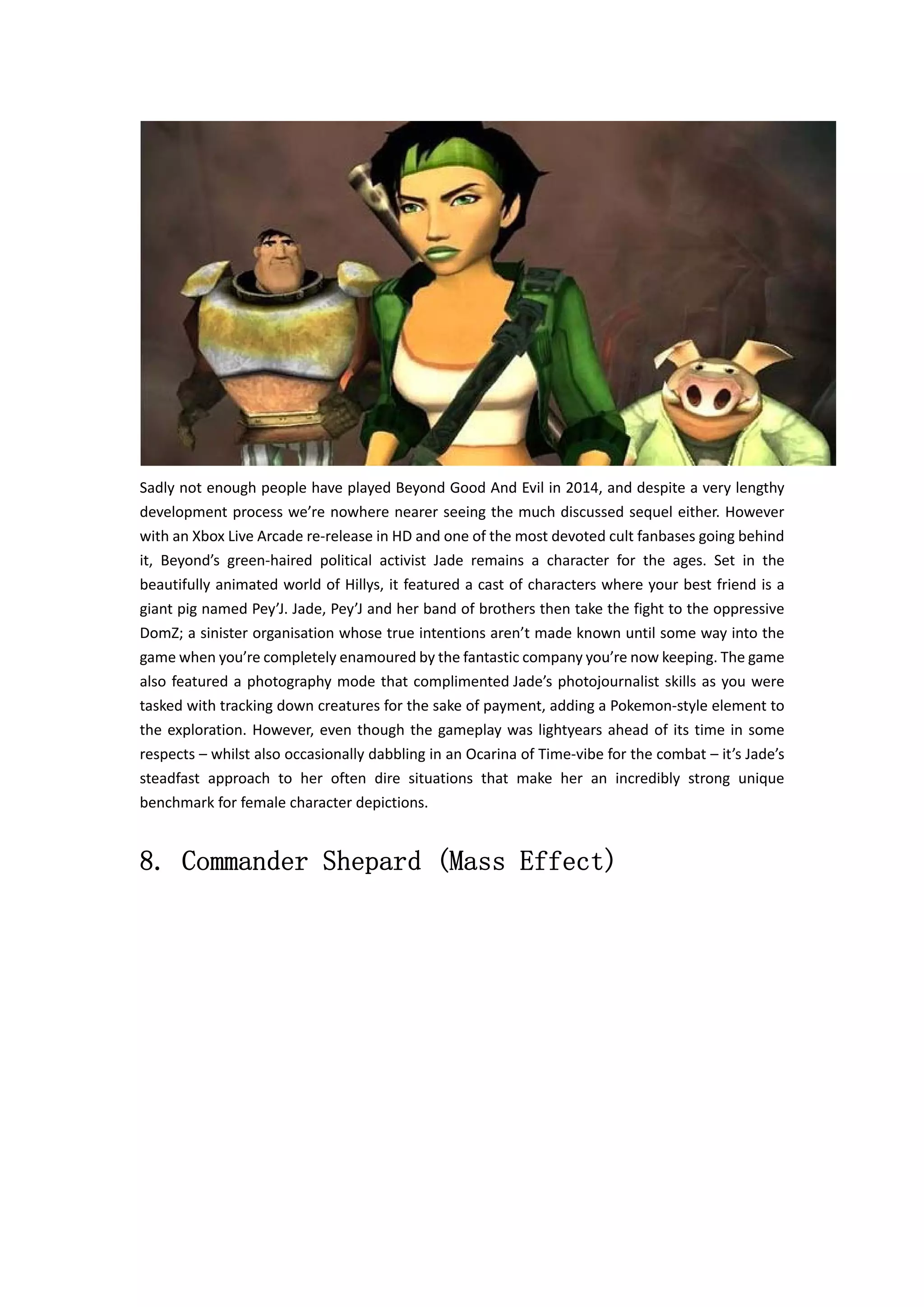 9 badass female game heroes that changed everything www.gamebasin.com