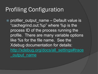 Xdebug - Your first, last, and best option for troubleshooting PHP code | PPTX | Operating ...