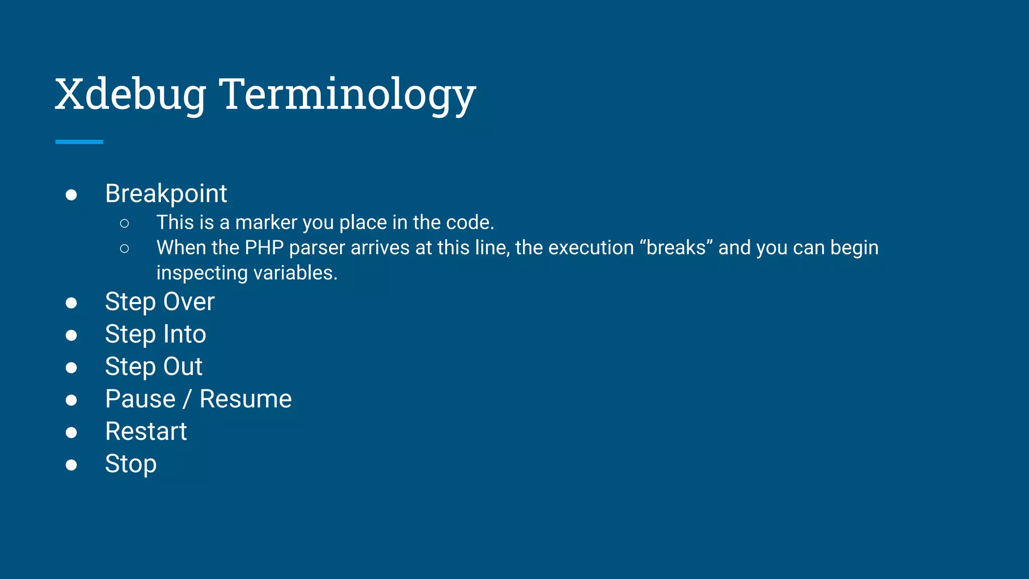 Introduction to Xdebug | PPT