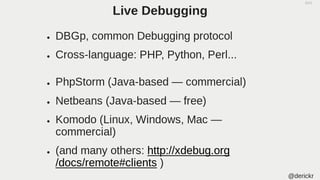 Derick Rethans "What's New in Xdebug" | PDF