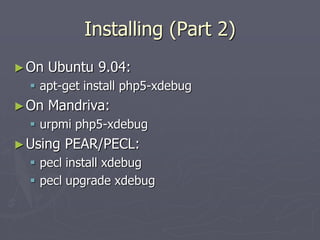 Xdebug from a to x | PPT