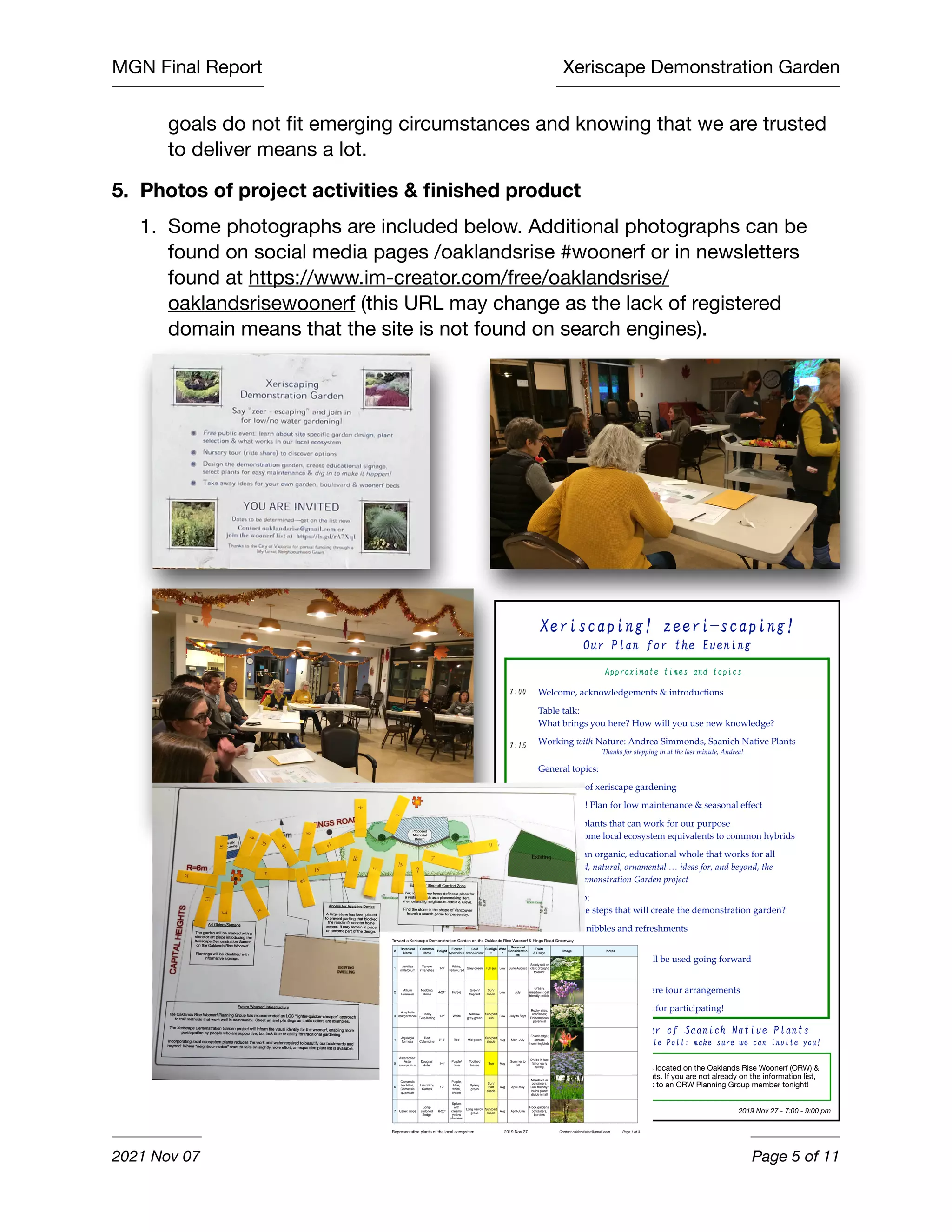 Xeriscape Demonstration Garden Final Report | PDF