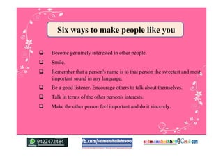 2 how to win friends & influence people | PPT