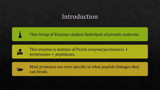 Protease | PPTX | Chemistry | Science