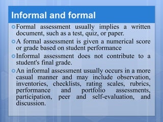 Assessment | PPTX
