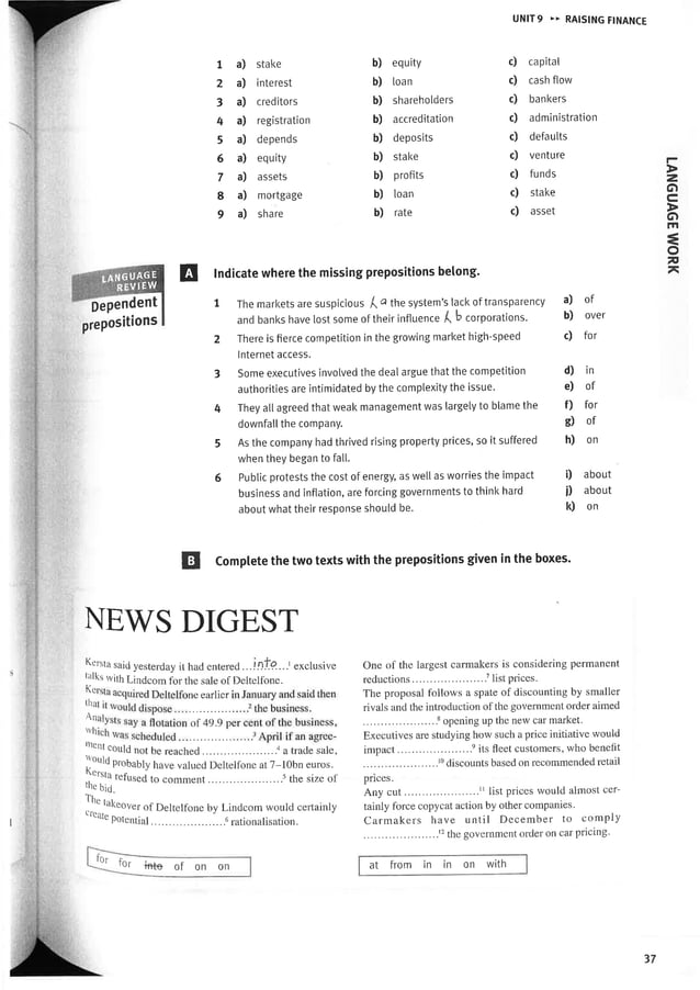 Market leader 3rd ed upper intermediate practice file | PDF