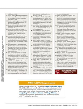 Jospt.2014 abd aneurysm | PDF | Physical Therapy | Wellness