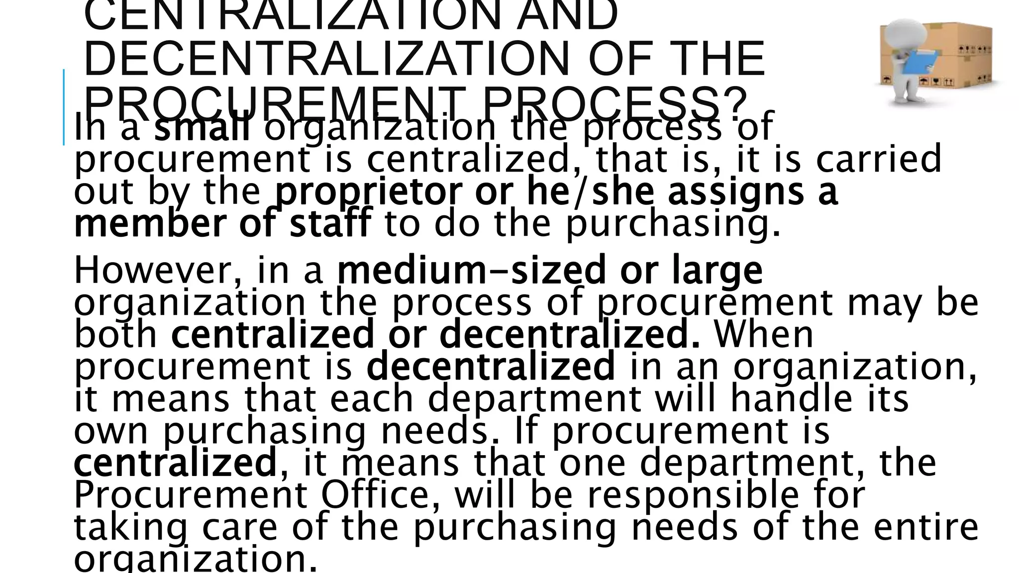 Functions of the procurement and inventory management office | PPTX