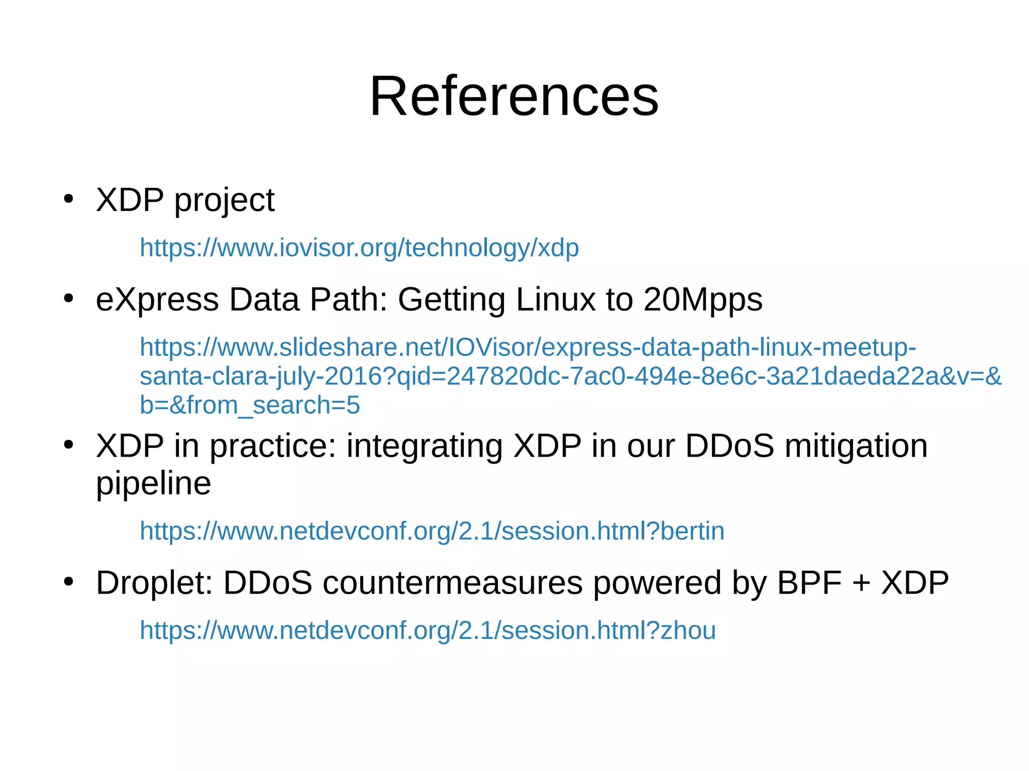 Xdp and ebpf_maps | PDF