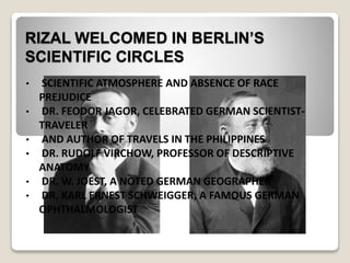 Paris to Berlin (1885-87) | PPTX