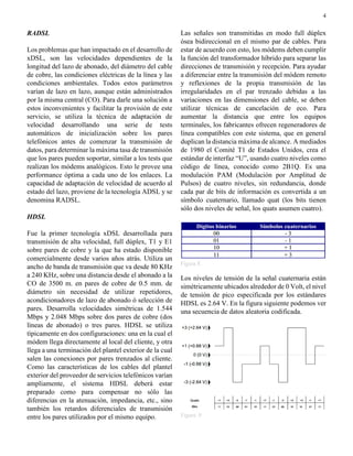 Tecnologías xDSL | PDF