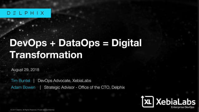 DevOps + DataOps = Digital Transformation | PPTX | Databases | Computer Software and Applications