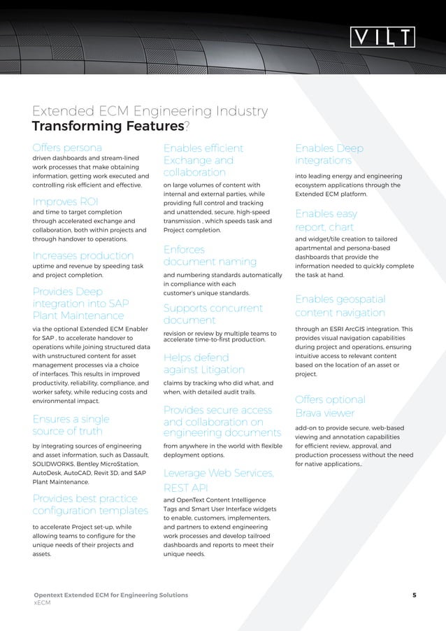 OpenText Extended ECM for Engineering | PDF | Computing | Technology ...