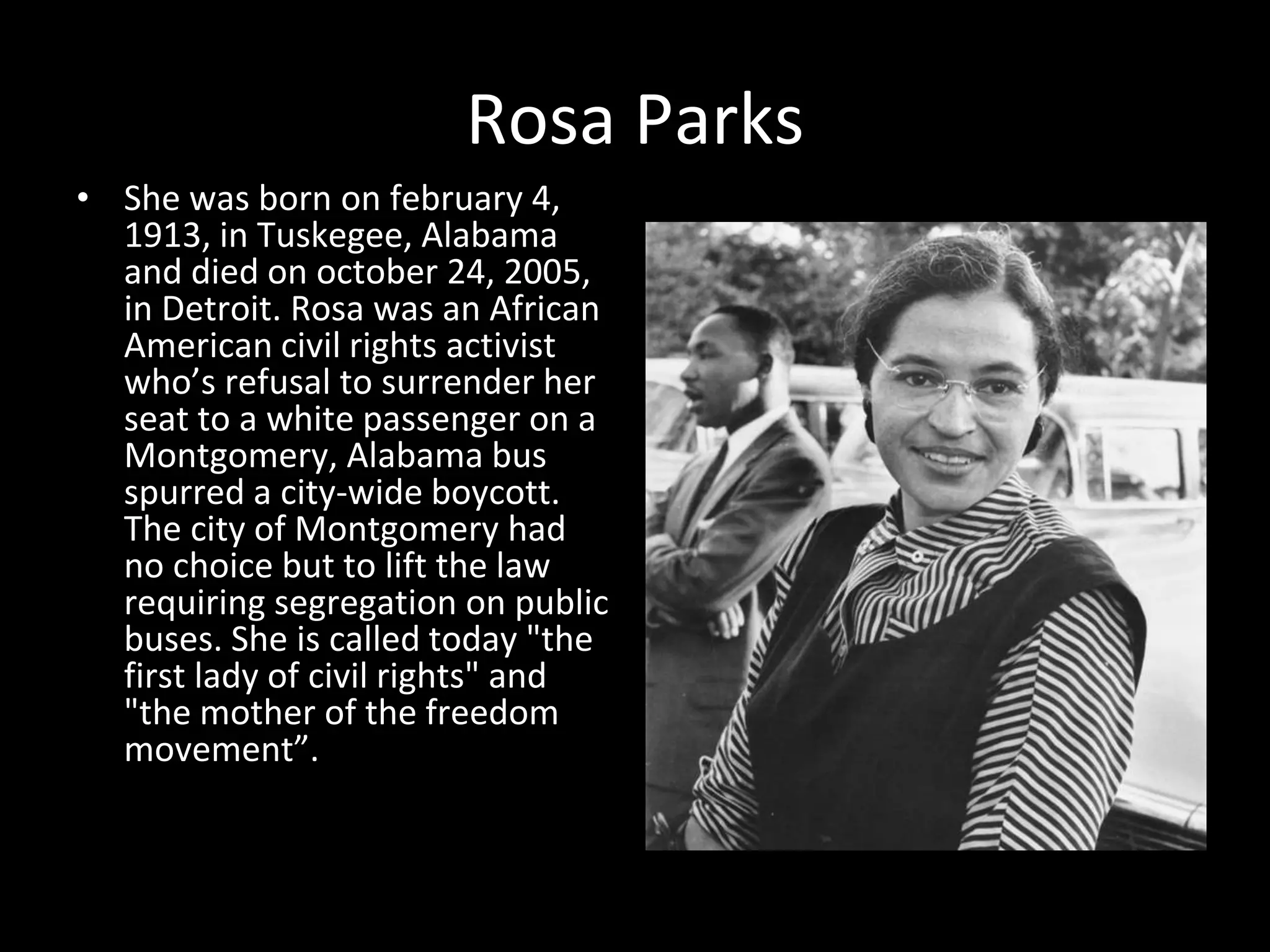 Martin Luther King-Malcolm X-Rosa Parks | PPTX