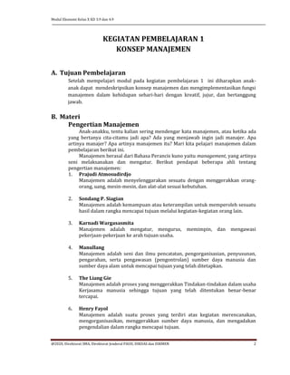 Modul Ekonomi KD 3.9 Kelas X jenjang SMA | PDF