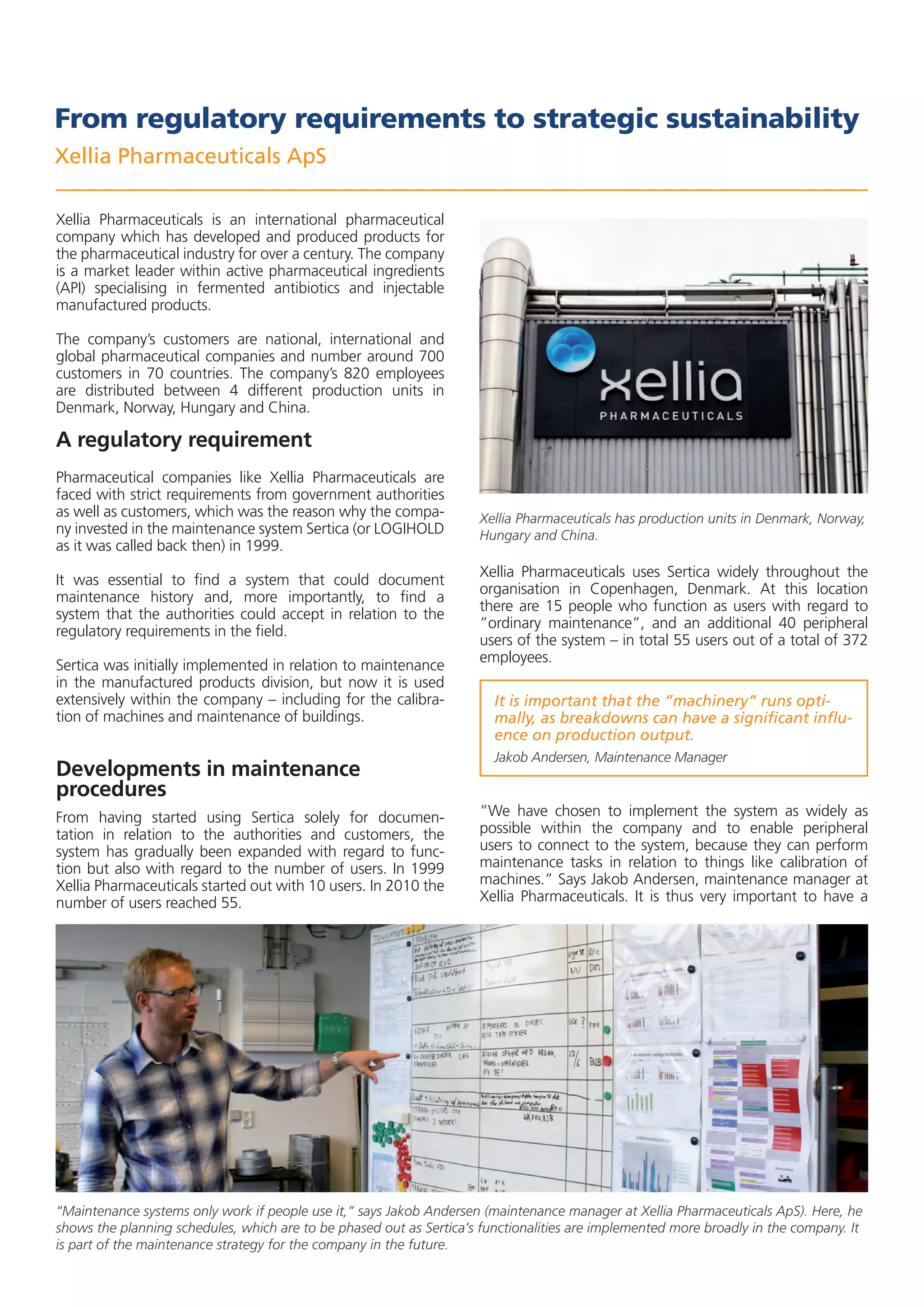 Xellia Pharmaceuticals | PDF