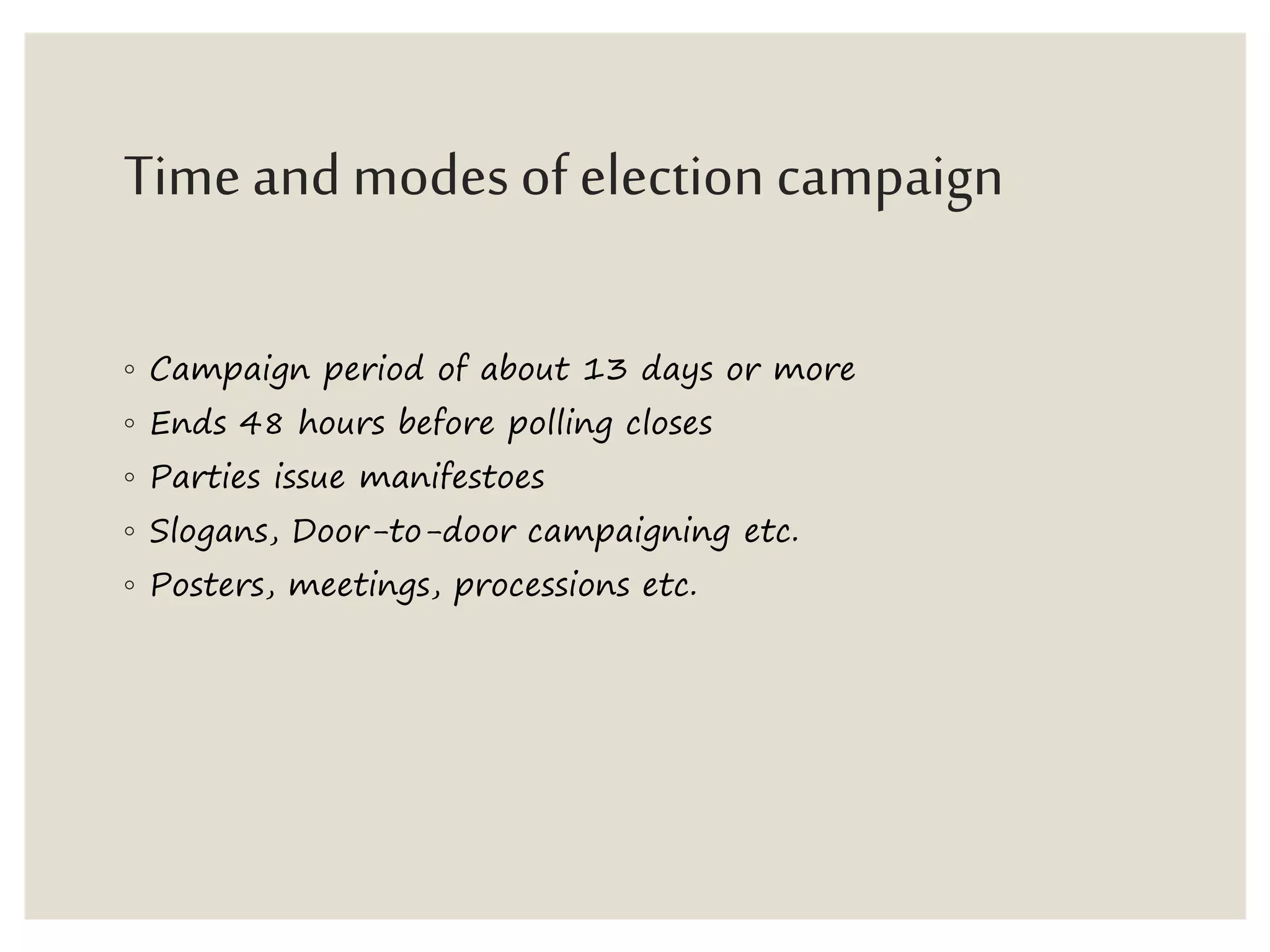 ELECTION SYSTEM OF INDIA | PPTX