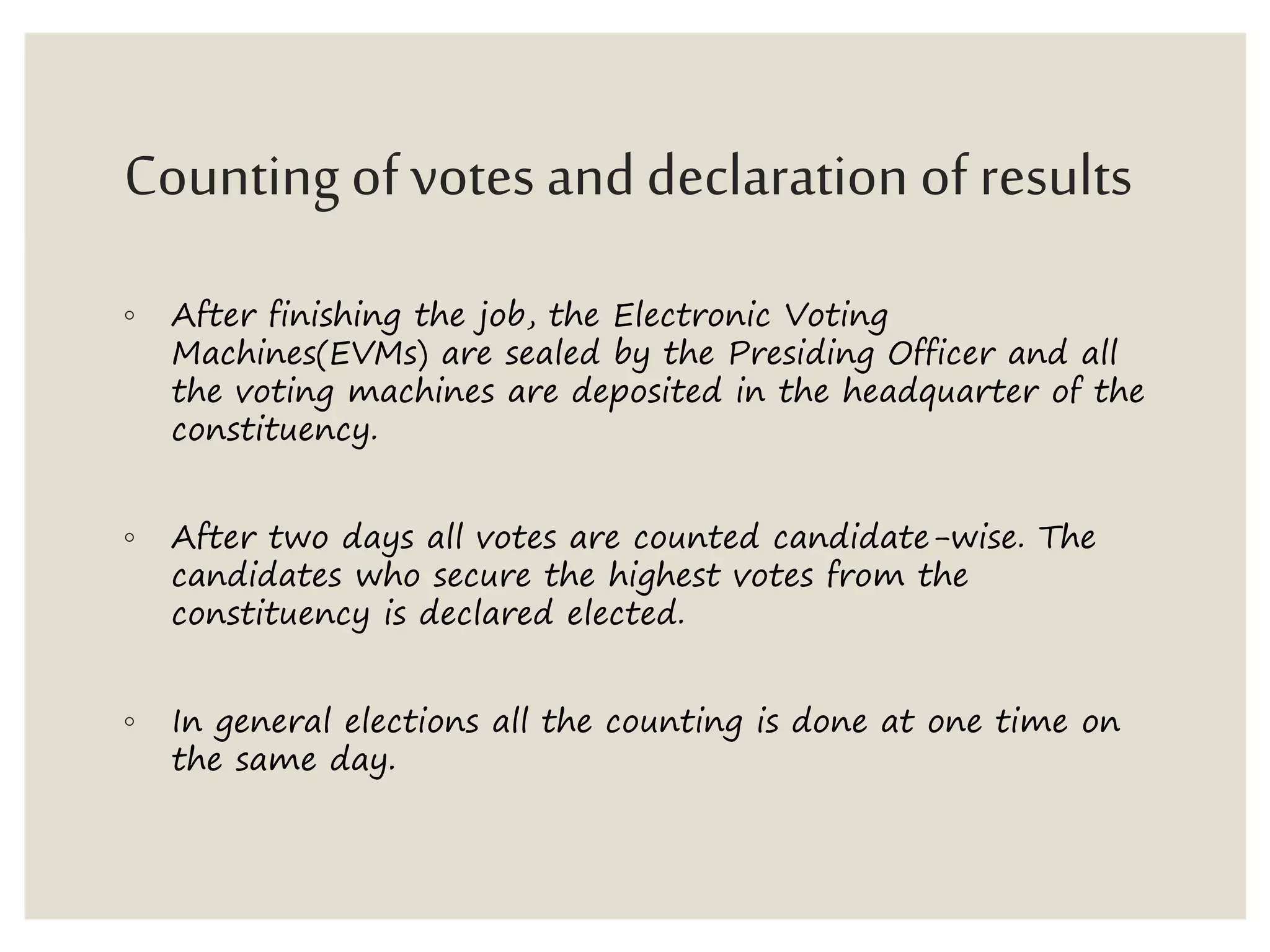 ELECTION SYSTEM OF INDIA | PPTX