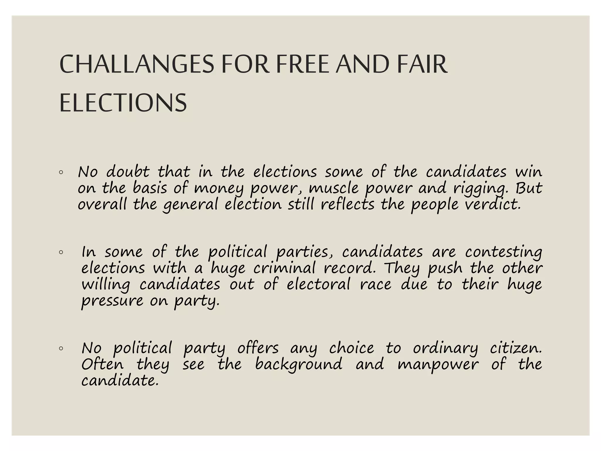 ELECTION SYSTEM OF INDIA | PPTX