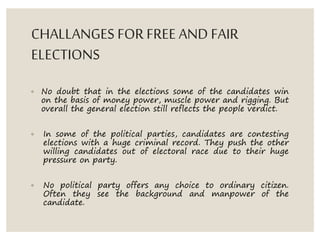 ELECTION SYSTEM OF INDIA | PPTX