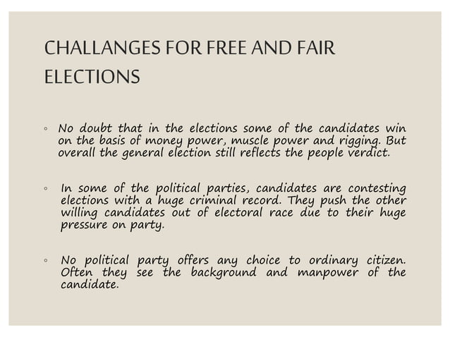 ELECTION SYSTEM OF INDIA | PPTX | Elections | Politics