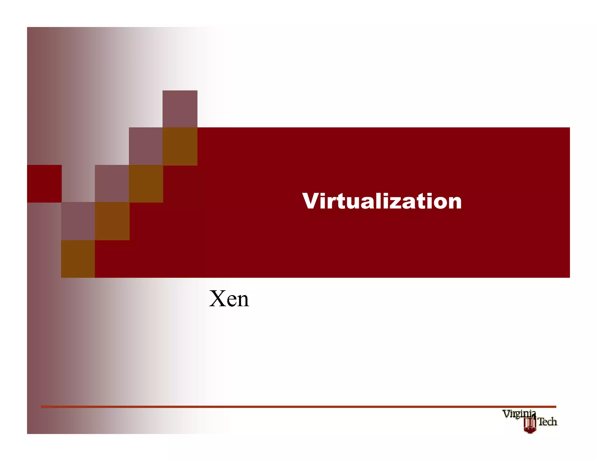 Xen And Virtualization Pdf Operating Systems Computer Software And Applications