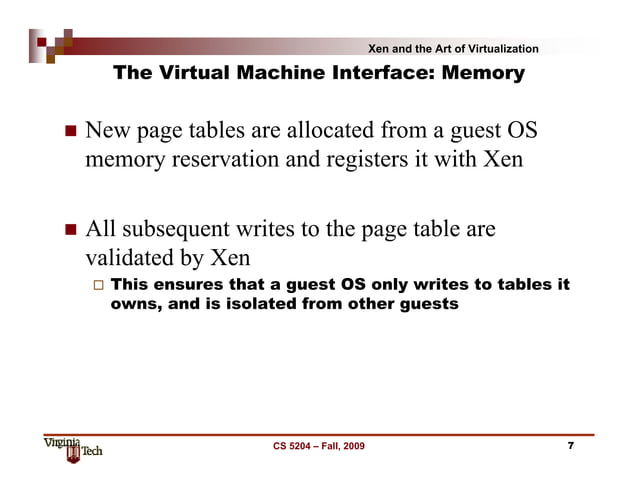 Xen & virtualization | PPT