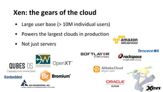 Xen and the art of embedded virtualization (ELC 2017) | PDF