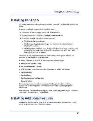 Xen app getting-started-guide | PDF