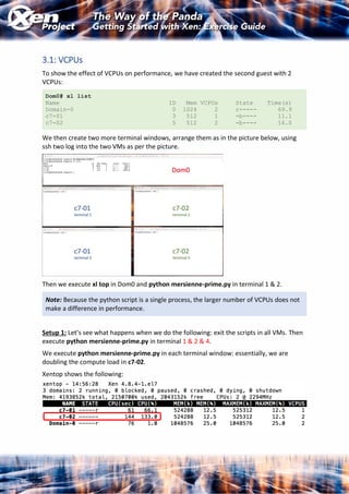 OSSNA18: Xen Beginners Training (exercise script) | PDF