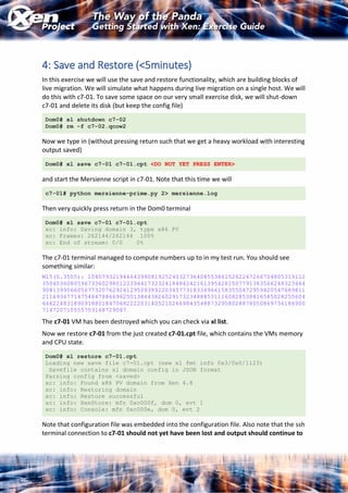 OSSNA18: Xen Beginners Training (exercise script) | PDF