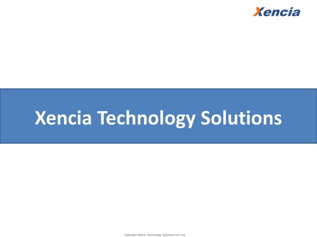 Xencia Solution Showcase | PDF | Computer Software and Applications ...