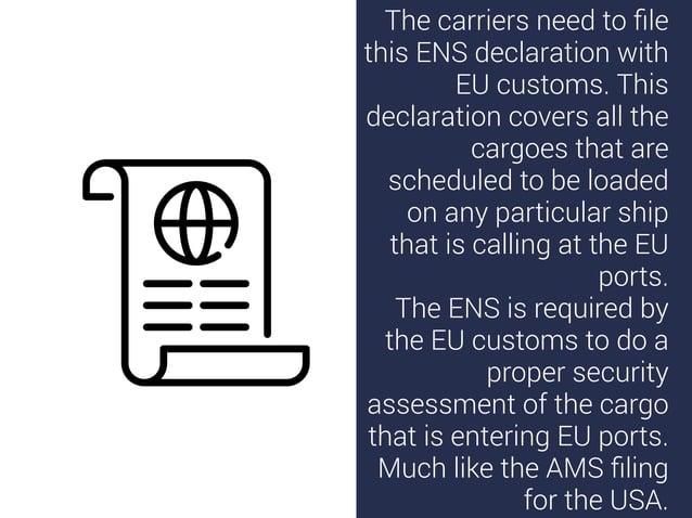 What Is ENS and Why Is There an ENS Charge? | PDF | Cruises | Travel Type
