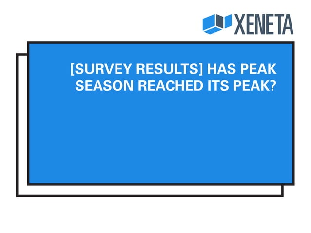 Has Peak Season Reached its Peak? | PPT