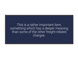 What are ISPS Charges | PPT