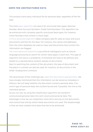 GDPR READY SOLUTION FOR UNSTRUCTURED DATA | PDF | Databases | Computer Software and Applications