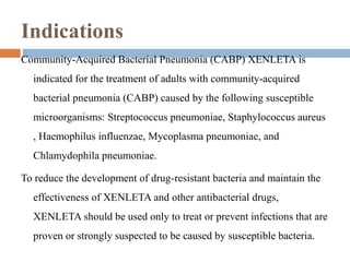 Xenleta | PPTX | Lung and Respiratory Health | Diseases and Conditions