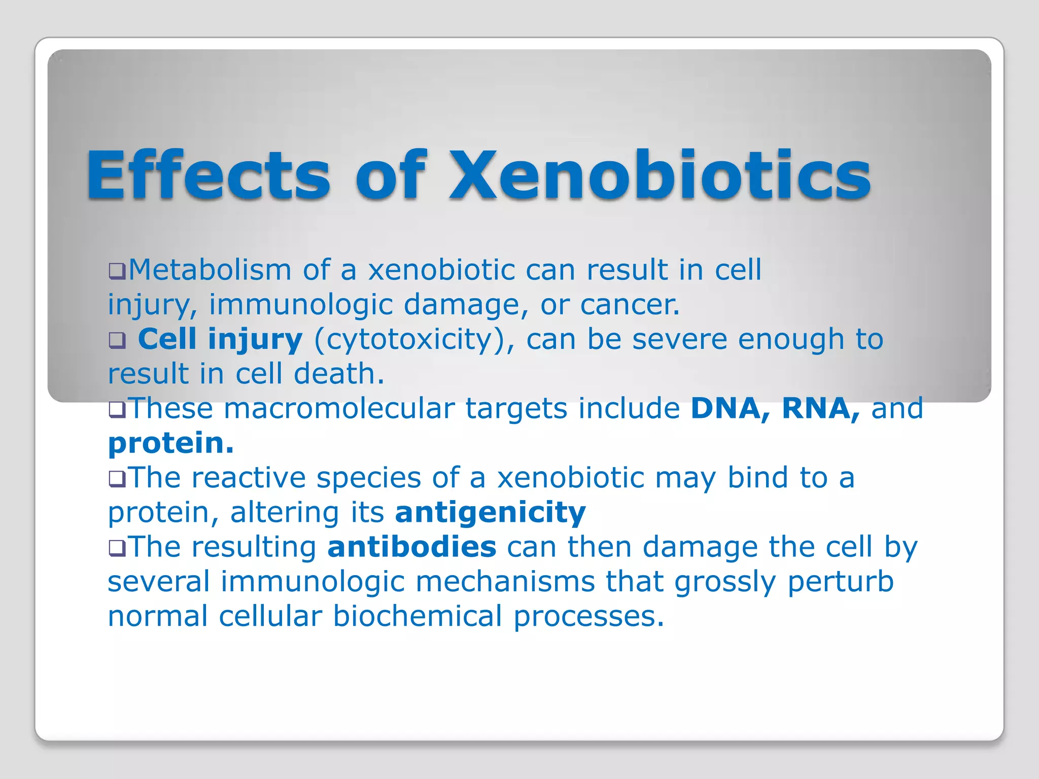 Xenobiotics | PPTX