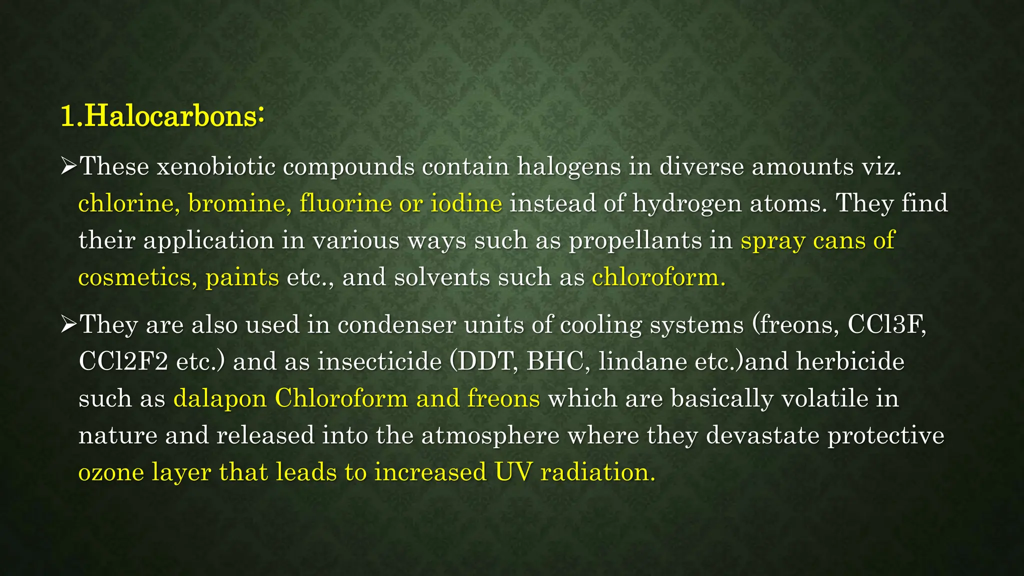 XENOBIOTICS STRUCTURAL COMPONENTS AND ITS TYPES | PPTX