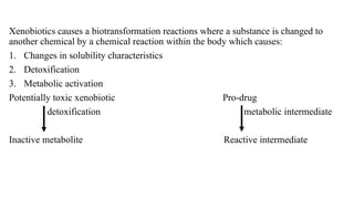 xenobiotics, its categories and its roles | PPT