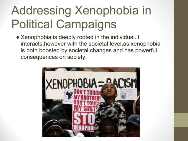 Xenophobia In Political Campaigns | PPT