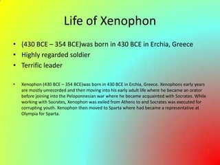 Xenophon ppt | PPTX