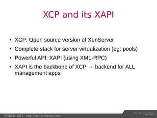 Xen Orchestra: A new Web UI for XCP | PDF