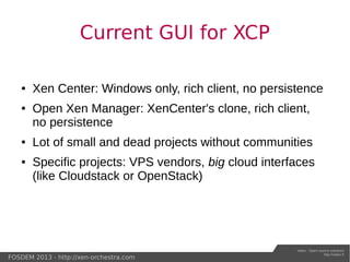 Xen Orchestra: A new Web UI for XCP | PDF